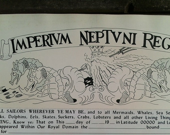 Imperium Neptuni Regis - Certificate Mockup, Grant Powers - Etsy