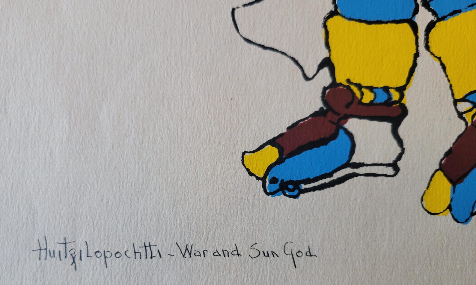 Huitzilopochtli - War and Sun God - Signed, Limited Edition Serigraph ...