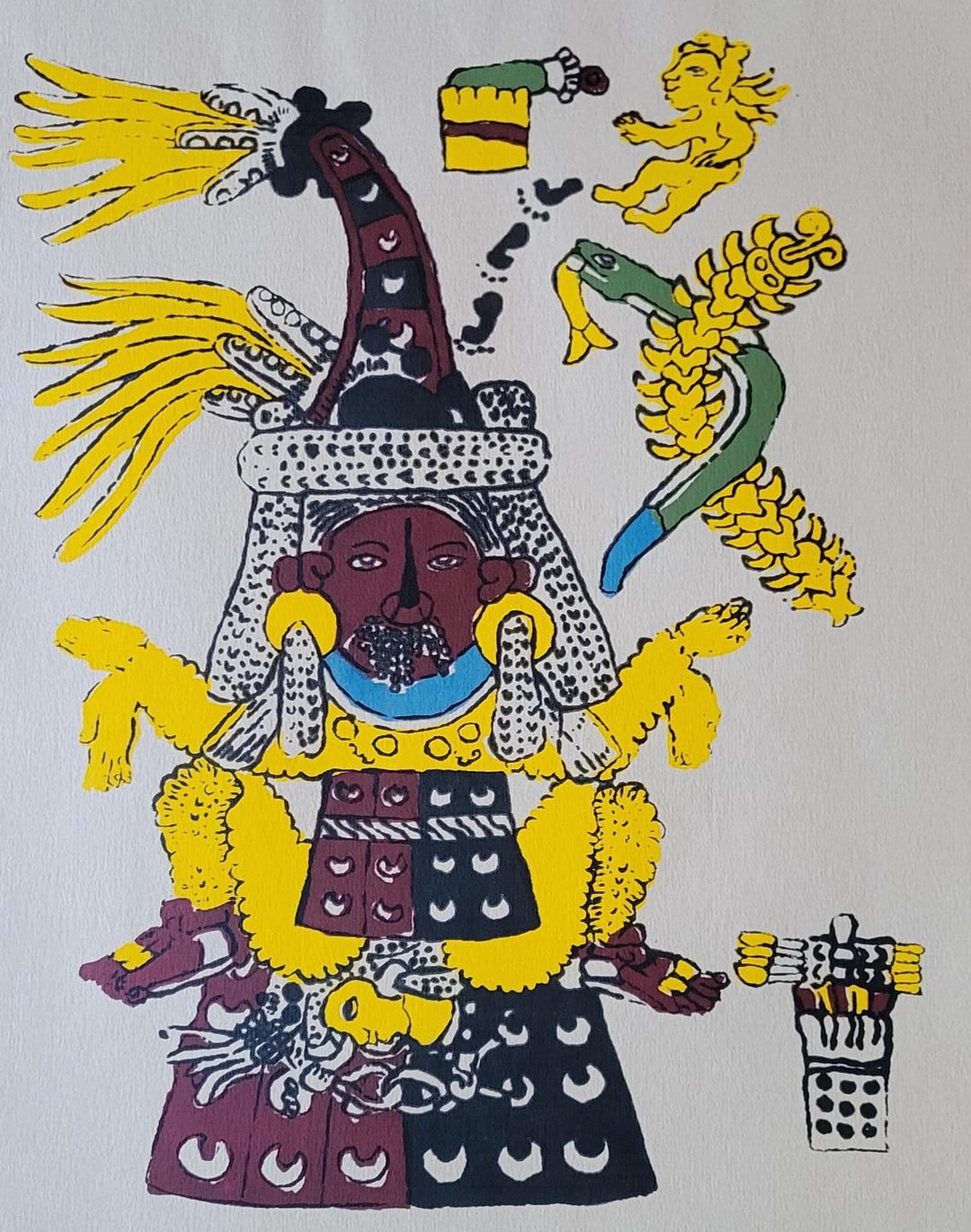 Tlazolteotl-ixcuina - Goddess, Earth Mother - Signed, Limited Edition ...