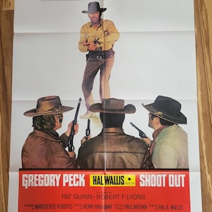 Shoot Out - Original, One Sheet Film Poster, Universal Pictures - Etsy