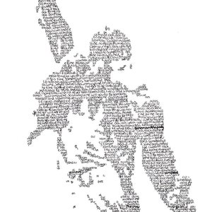 Freddie Mercury Handwritten Lyric Print Queen Portrait Bohemian ...