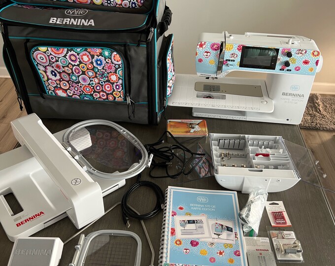 Bernina B 570 QE Kaffe Edition Sewing, Quilting and Embroidery Machine With SDT Unit - Etsy