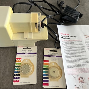 Simplicity Rotary Fabric Cutting Machine With 2 Blades - Etsy