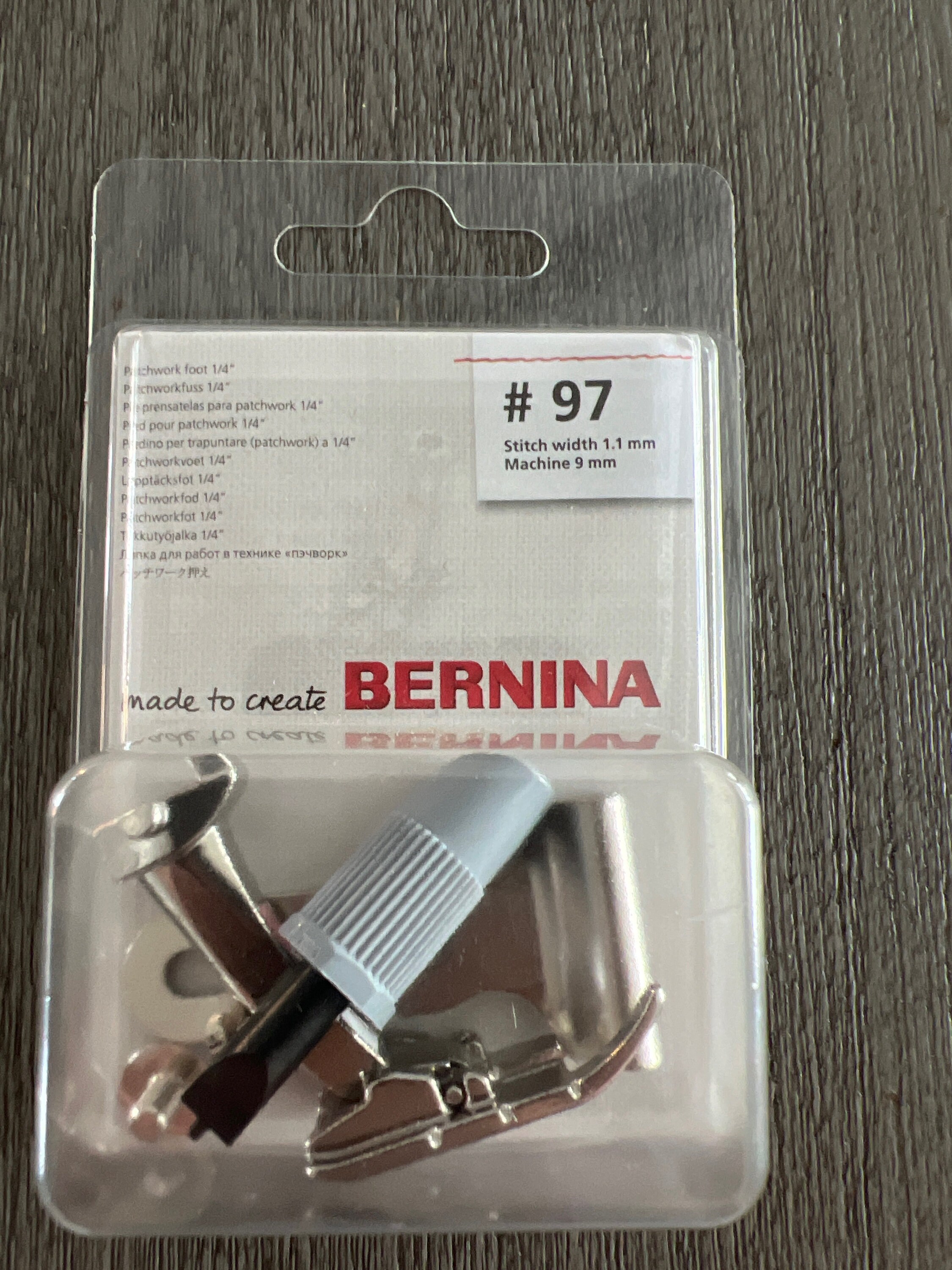 Bernina 97 Patchwork Foot With Guide - Etsy