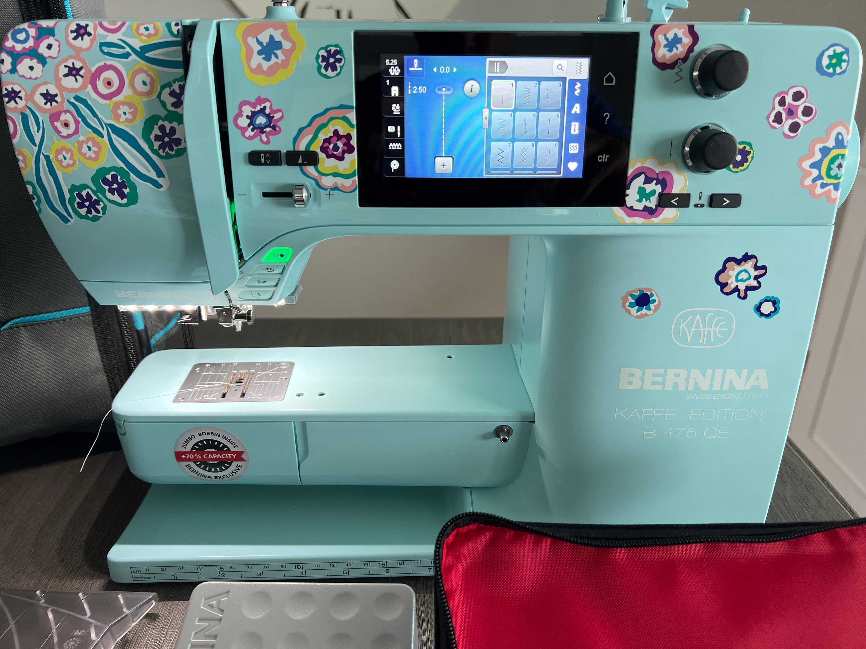 Bernina B 475 QE Special Edition Kaffe Sewing and Quilting Machine With ...