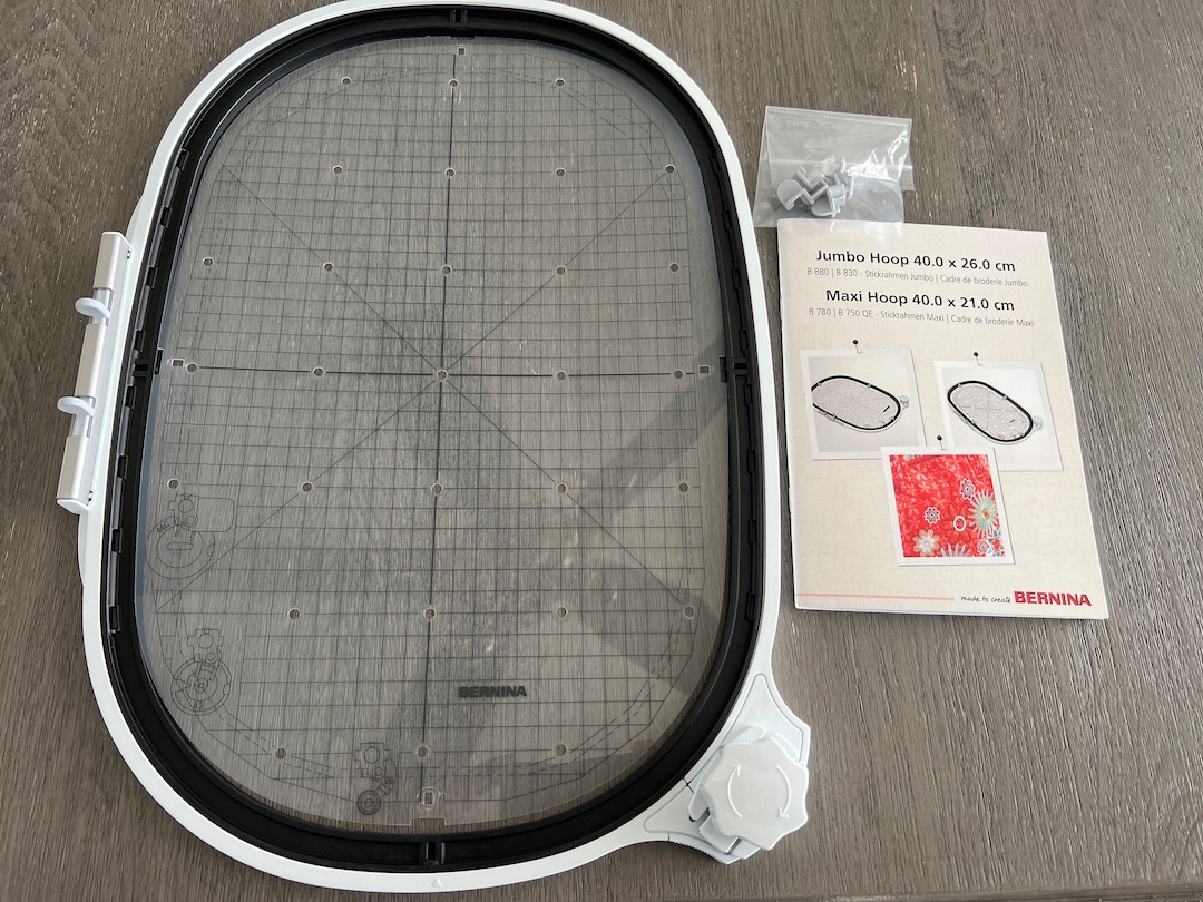 Bernina Jumbo Hoop 15.75 X 10.25 Inches for Embroidery - Etsy