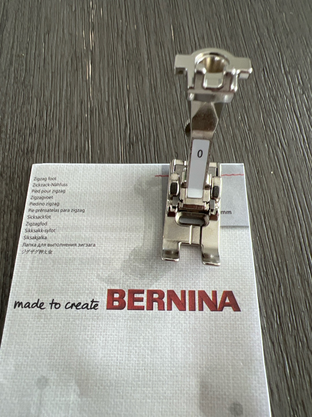 Bernina 0 Zigzag Foot for Older Machines - Etsy