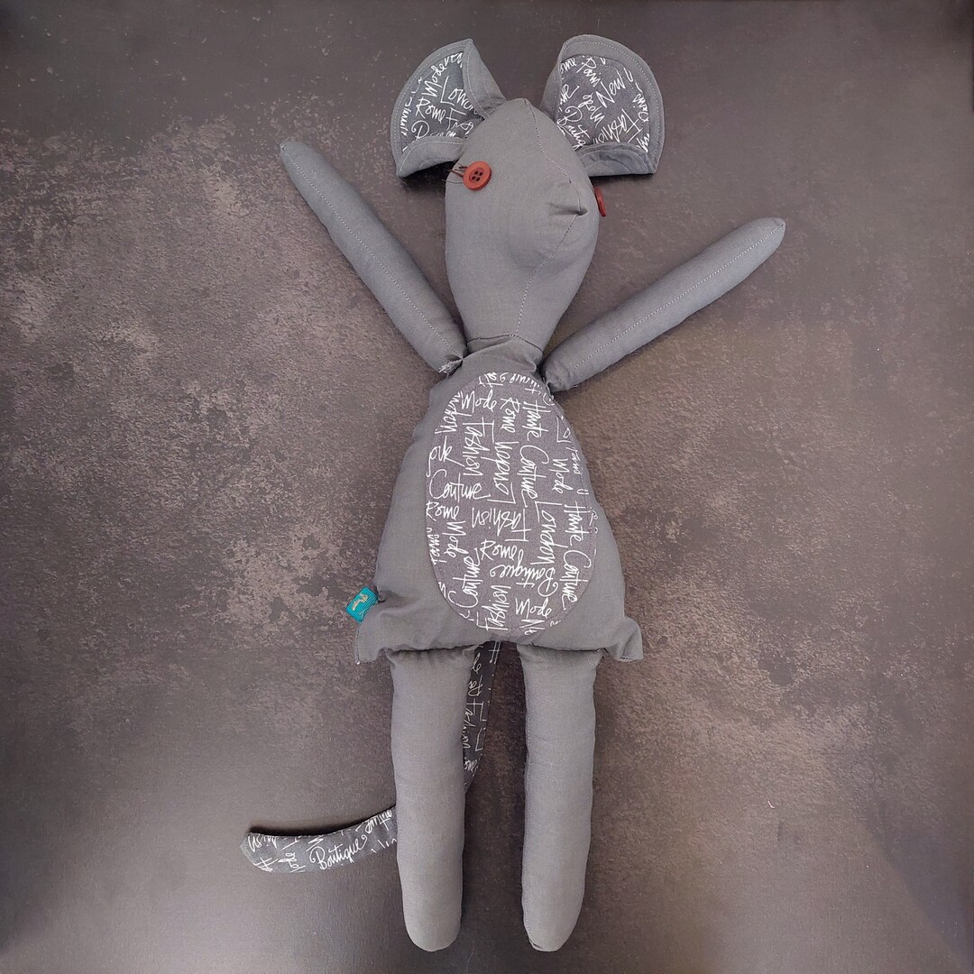 Mouse Fabric Doll Stuffed Animal Rag Doll Handmade Gifts - Etsy