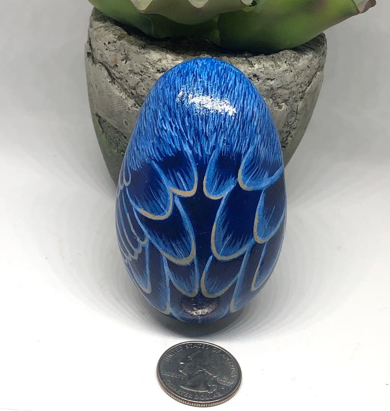 Eastern Bluebird Painted Rock Unique Painted Stone Gifts for - Etsy