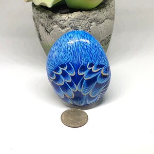 Hand Painted Cute Eastern Bluebird Painted Rock, Unique Painted Stone ...