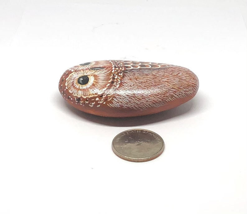 Cute Owl Painted Rock Art Unique Owl Gifts and Room Decor | Etsy