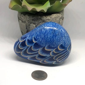 Eastern Bluebird Painted Rock, Unique Painted Stone Gifts for Her ...