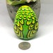 Green Parakeet Painted Rocks, Unique Painted Stone Gifts for Bird ...