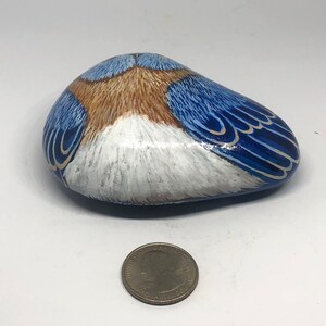 Eastern Bluebird Painted Rock, Unique Painted Stone Gifts for Her ...