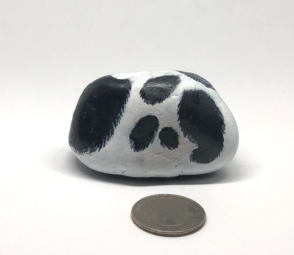 Cow Painted Rocks Farm Animal Painted Stones for Home Decor - Etsy