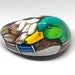 Blue Parakeet Painted Rocks, Unique Painted Stone Gifts for Bird Lovers ...