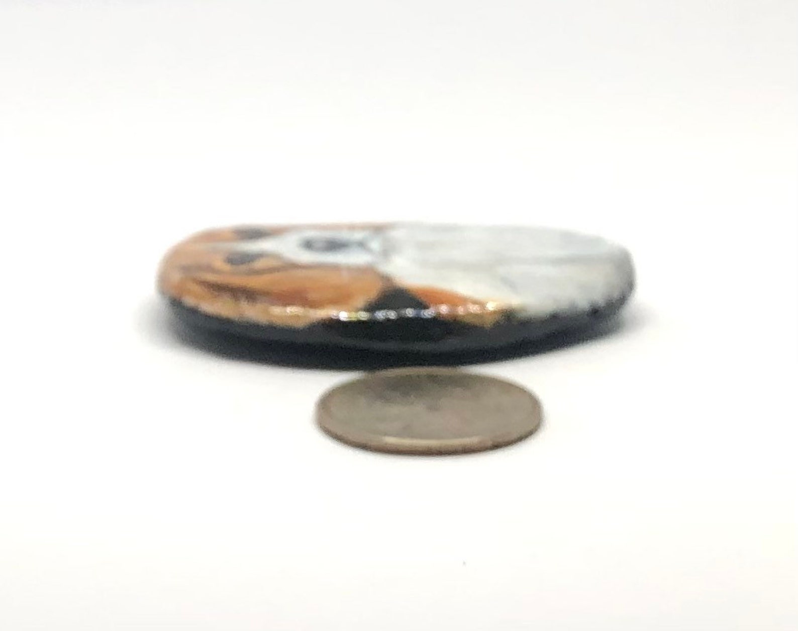Small Beagle Painted Rock, Small Pocket Rock, Pet Portrait, Dog ...