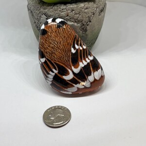 Sparrow Painted Rocks, Unique Bird Painted Stones, Christmas Gifts for ...