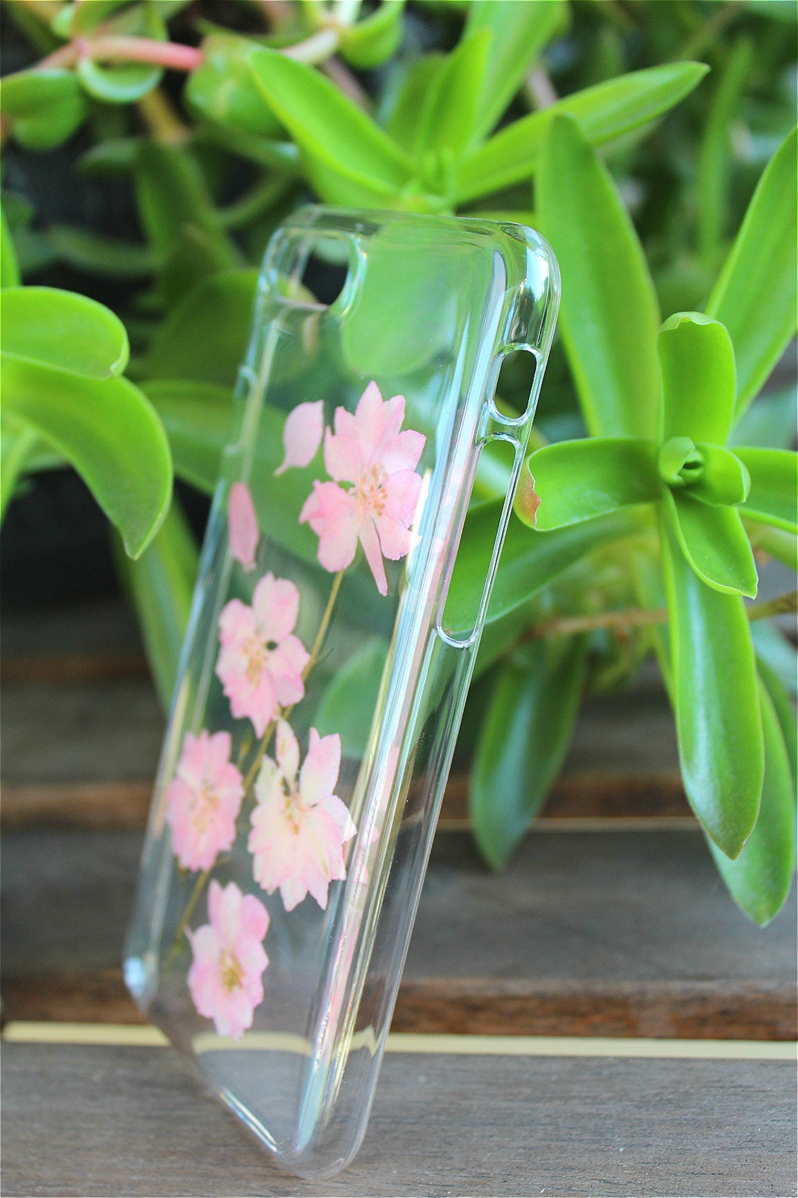 Cherry Blossom Pressed Dried Flowers Hard Plastic Phone Case | Etsy