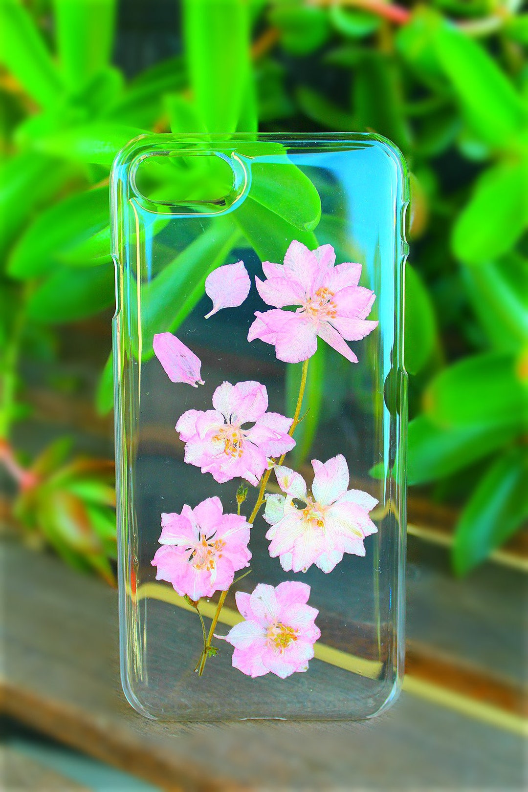 Cherry Blossom Pressed Flower Phone Case: Handmade Floral Cover - Etsy