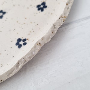 Black Checkers Mug Handmade Hand Painted Plate With Flowers Mug and ...