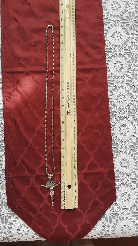 Vintage 925 CAL sterling silver cross - Gem