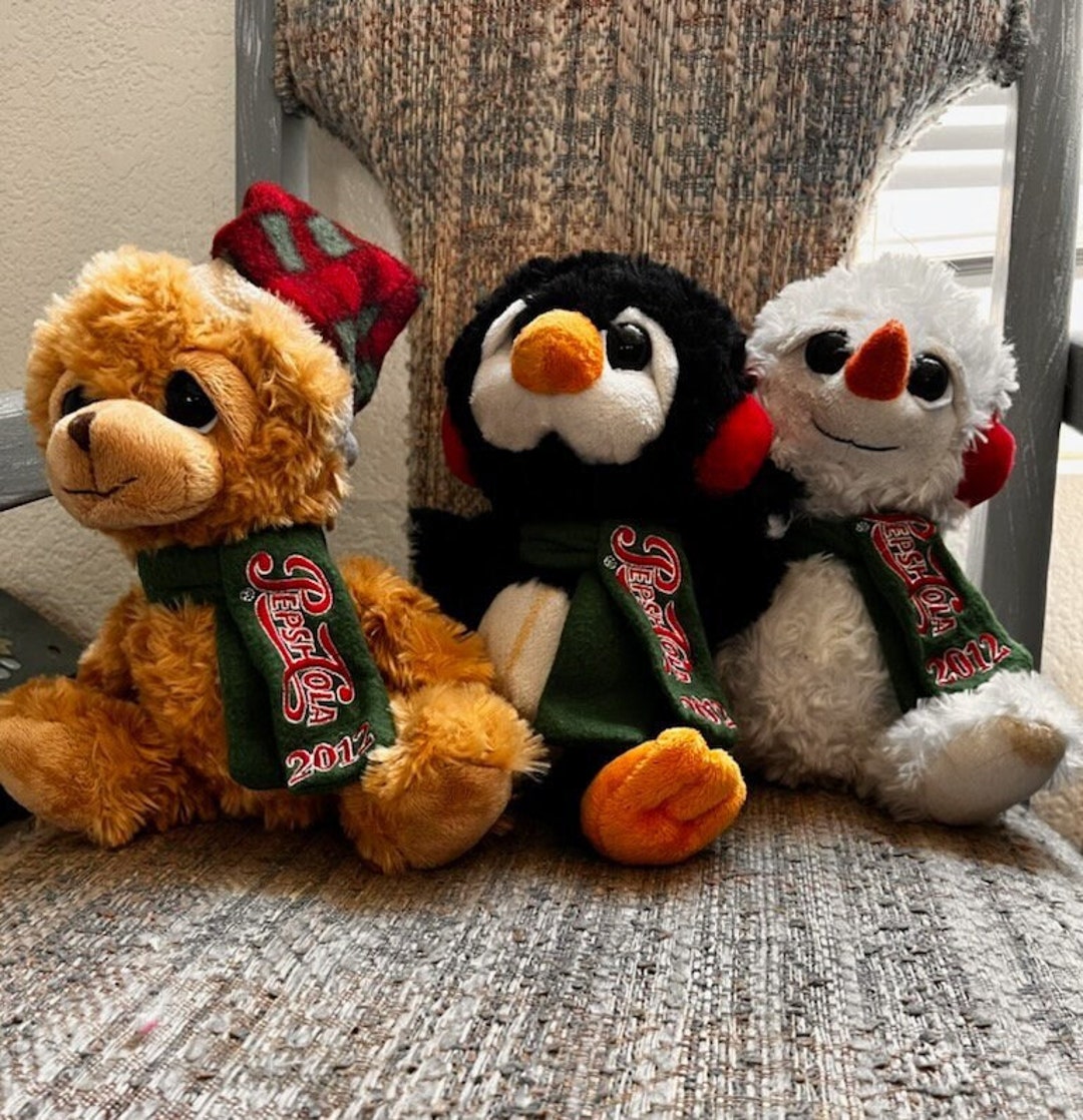 Pepsi Cola Christman Stuffed Animals - Etsy