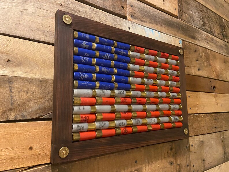 American Flag // Shotgun Shell Flag // Sporting Clay // 1776 - Etsy