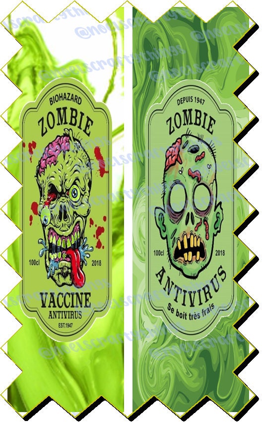 Zombie Antidote Label
