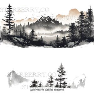 Mountains and Lake, 40oz Quencher Tumbler Wrap, Outdoor 40oz ...