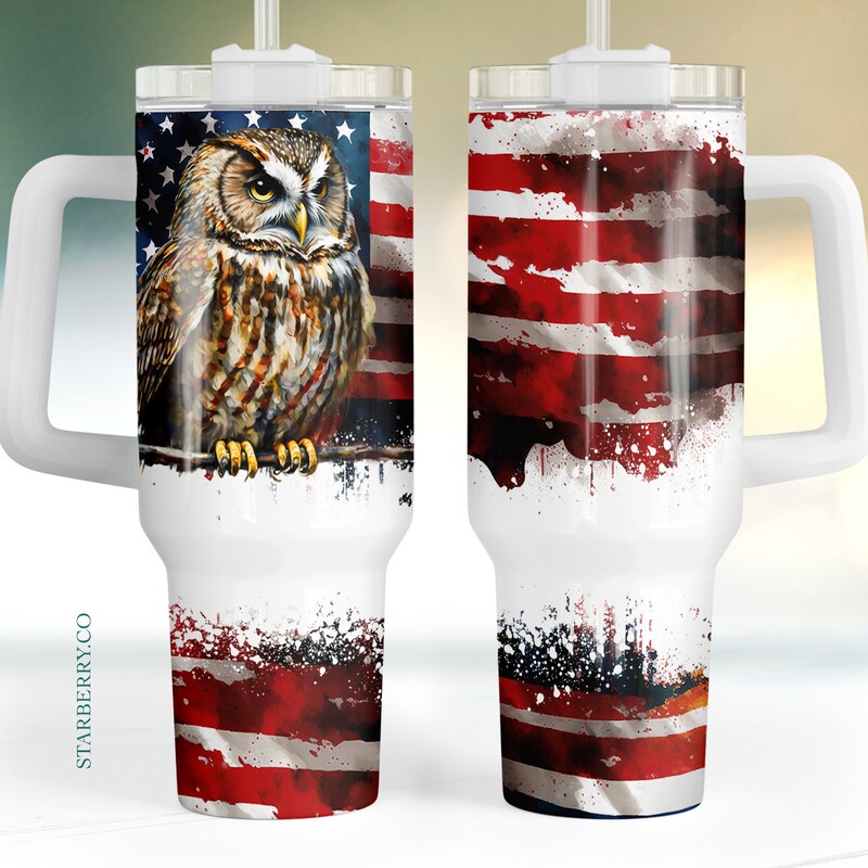 Patriotic Owl - Etsy
