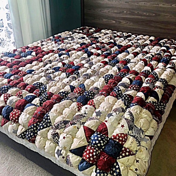 Puff Quilt - Etsy