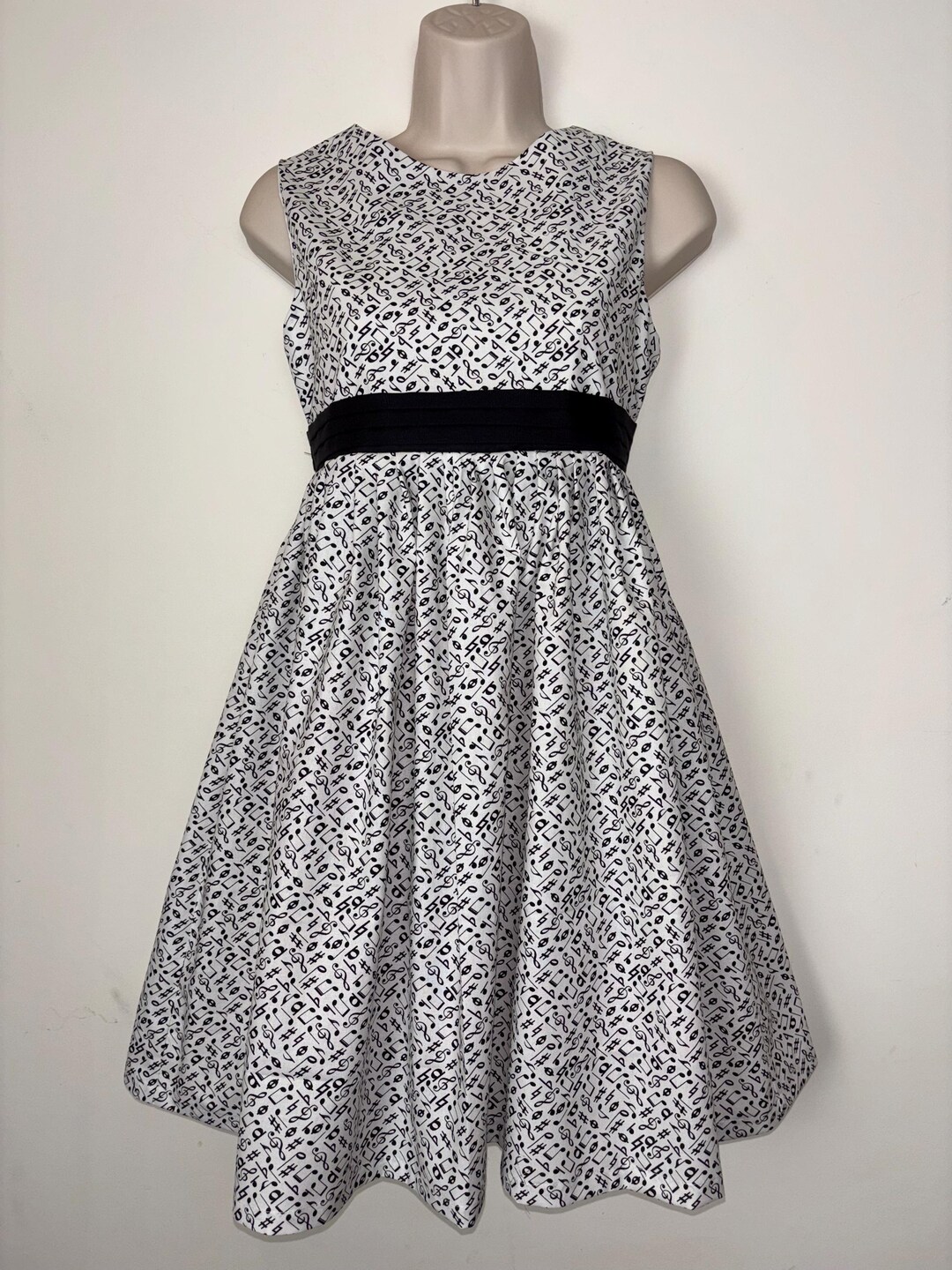 NEW Handmade Cute Musical Notes Recital Dress Custom Size - Etsy
