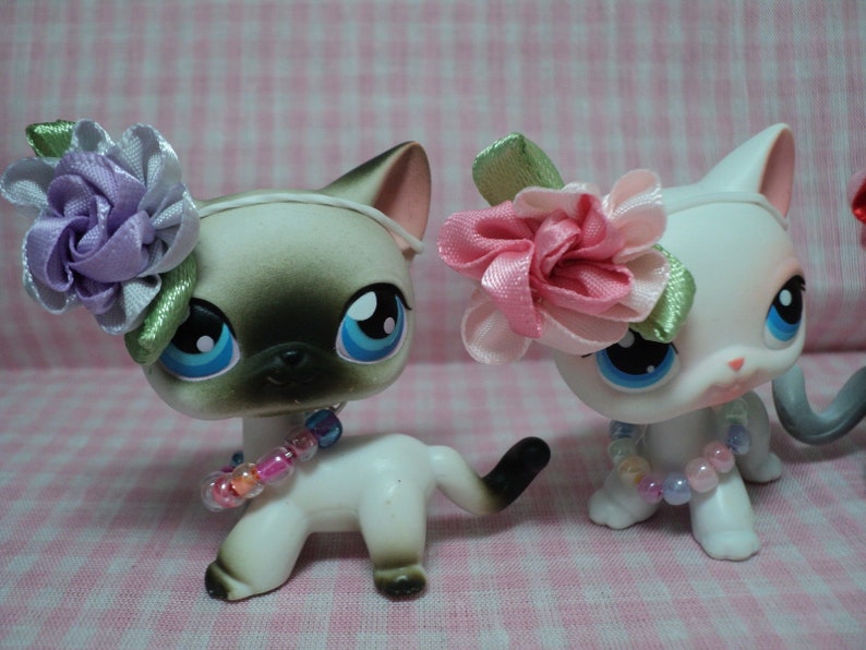 NEW Handmade Littlest Pet Shop LPS 10pc 5 Bows 5 Collars - Etsy