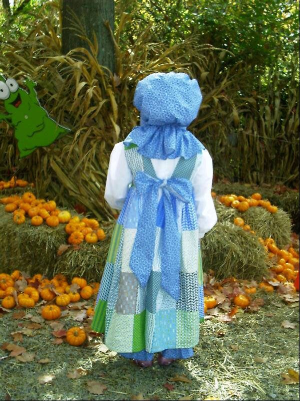 NEW Handmade Rare Holly Hobbie Halloween Costume 4PC Set/stage Play ...