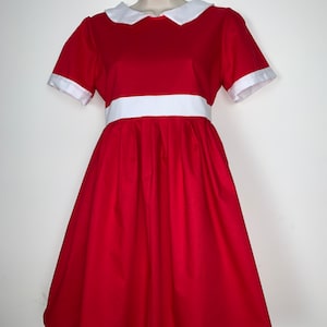 NEW Movie Little Orphan Annie Red Costume Dress 4 Halloween/stage Play ...