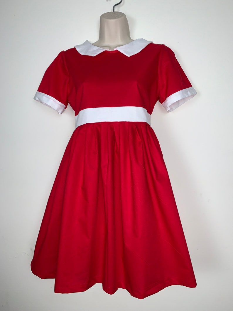 NEW Movie Little Orphan Annie Red Costume Dress 4 Halloween/stage Play ...