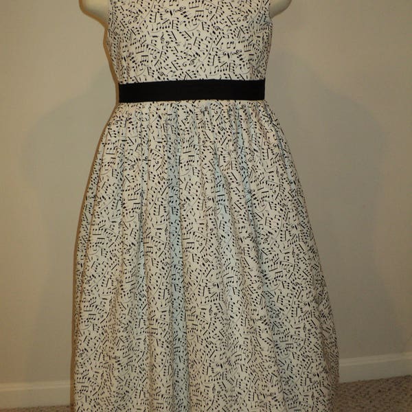 Music Note Dress - Etsy