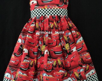 Lightning Mcqueen Dress - Etsy