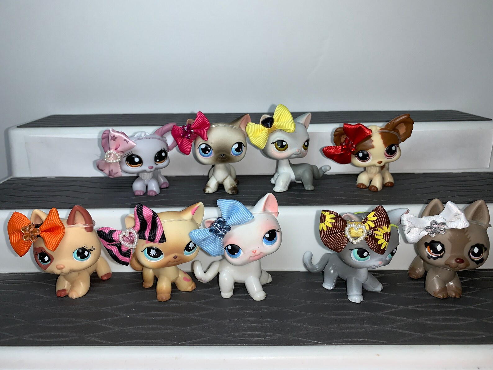 NEW Handmade Littlest Pet Shop LPS 10 Bows W/stone Accessories - Etsy