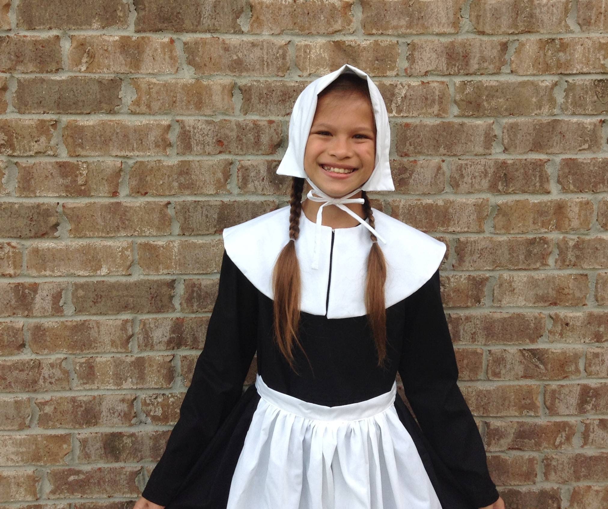 NEW Handmade Historical Play Pilgrim Woman 4pc Costume Dress - Etsy