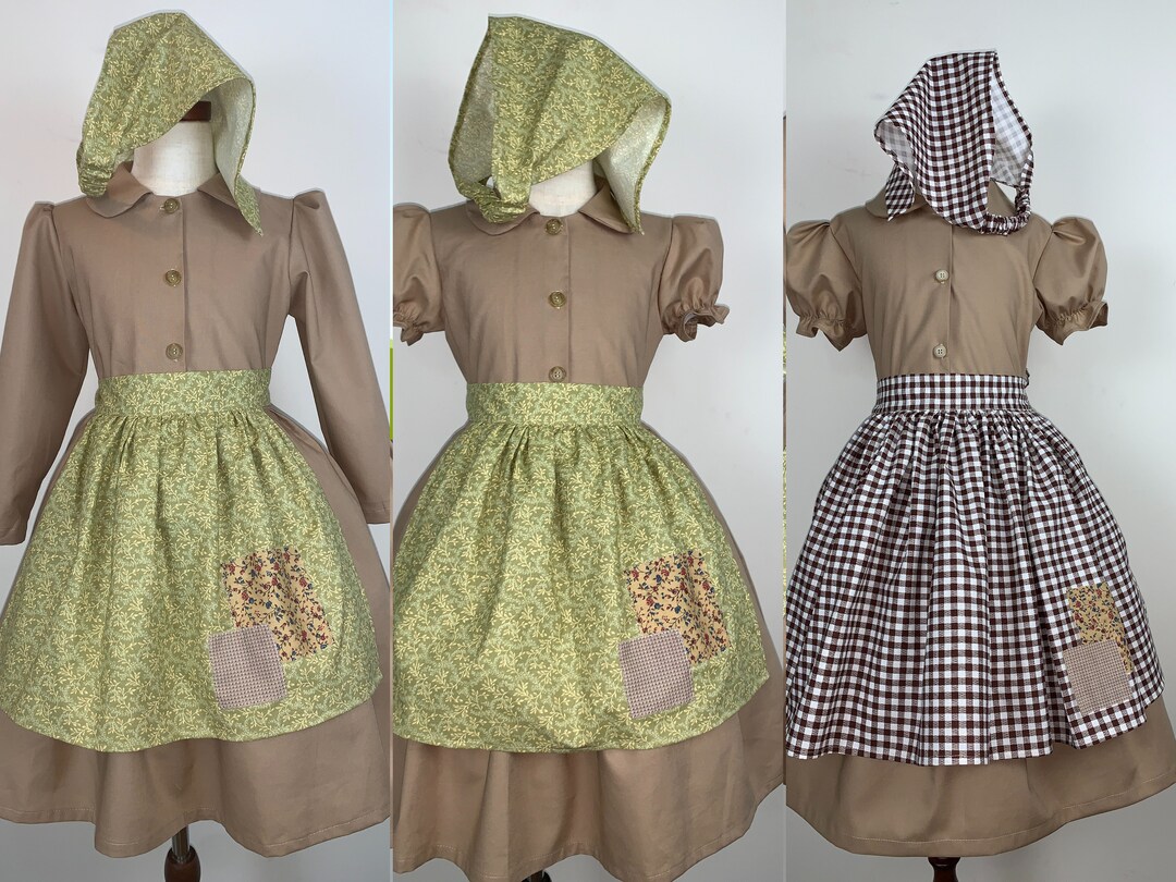 NEW Handmade Movie Little Orphan Annie 3pc Costume Dress(1) Set 4 ...
