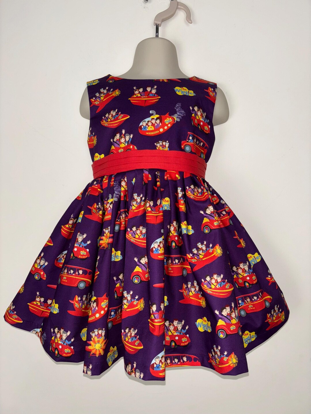 NEW Handmade the Wiggles Emma Anthony Simon Lachy Purple Dress Custom ...