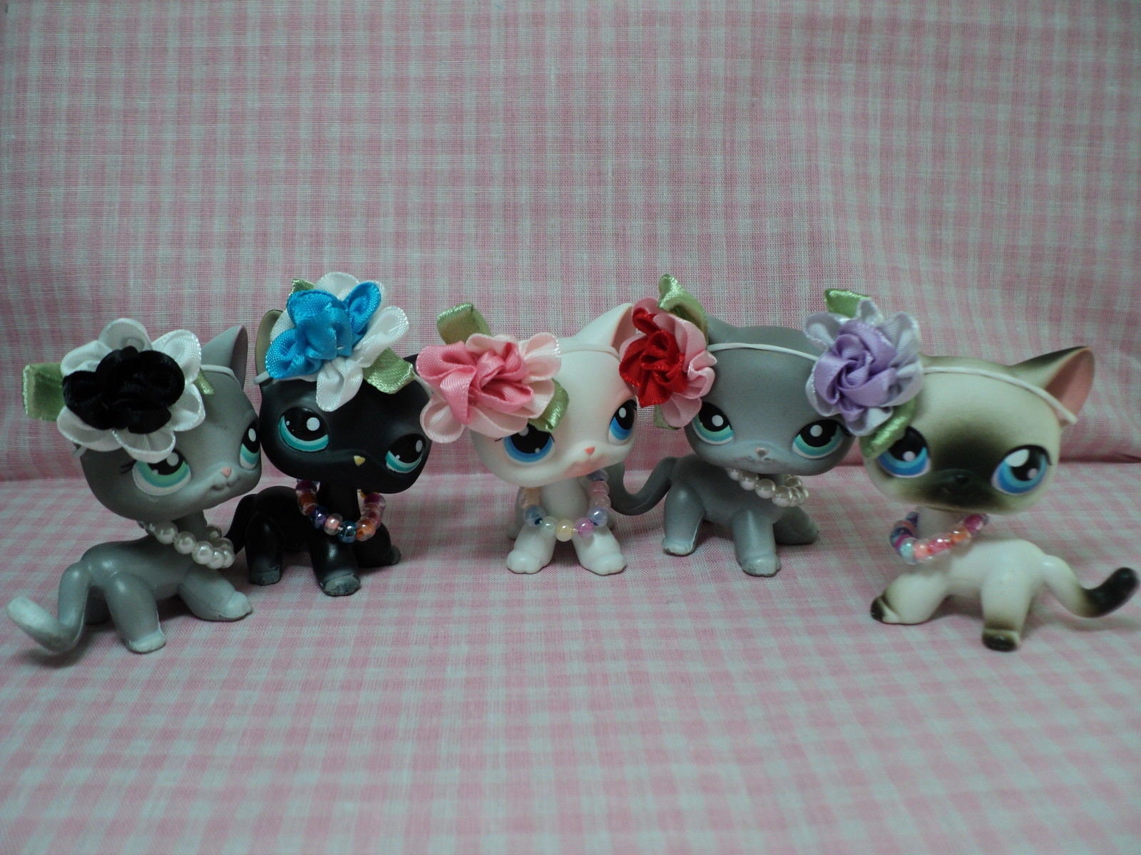 NEW Handmade Littlest Pet Shop LPS 10pc 5 Bows 5 Collars - Etsy
