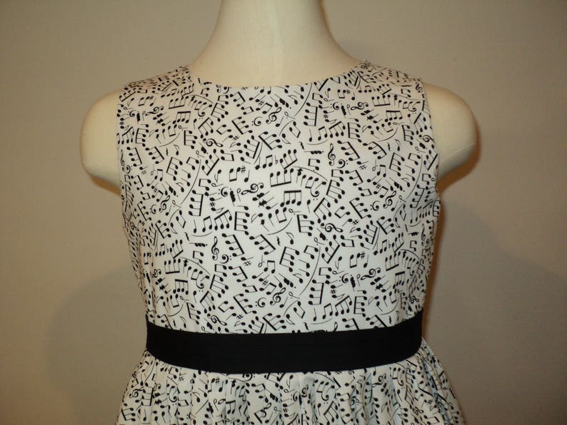 NEW Handmade Cute Musical Notes Recital Dress Custom Size - Etsy