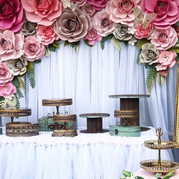 Paper Flower Backdrop - Etsy