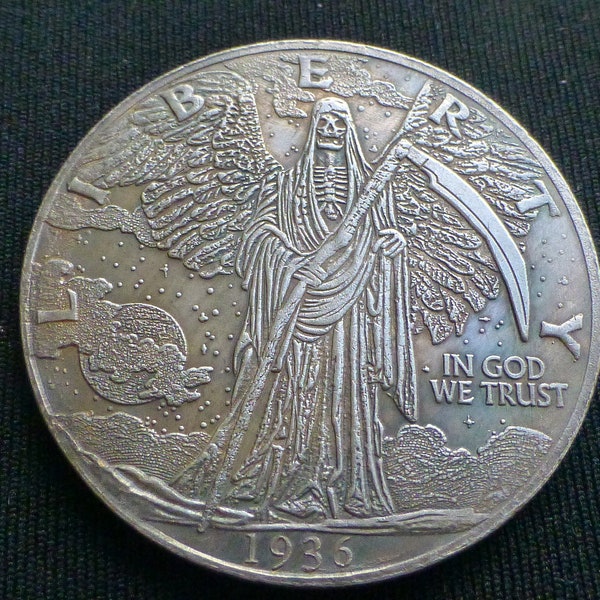 Angel of Death Coin - Etsy
