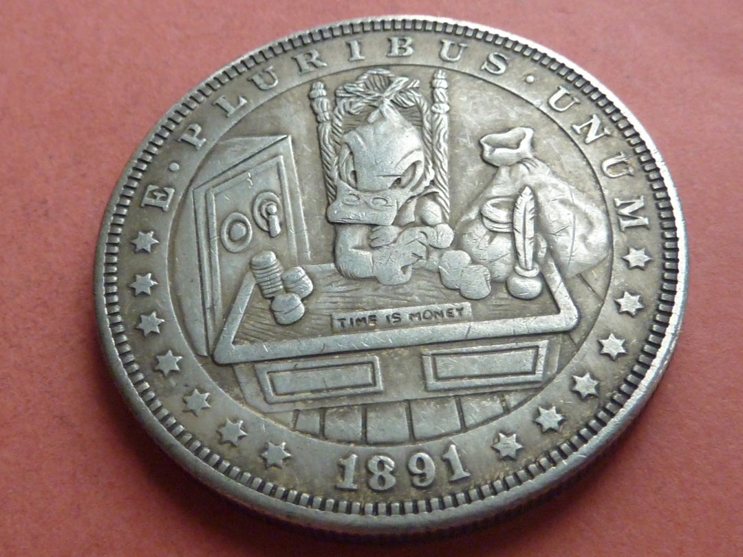 Hobo Dollar Fantasy Coin Scrooge Mcduck - Etsy