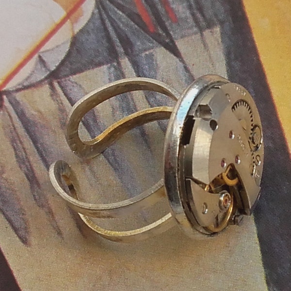 Watch Movement Ring - Etsy