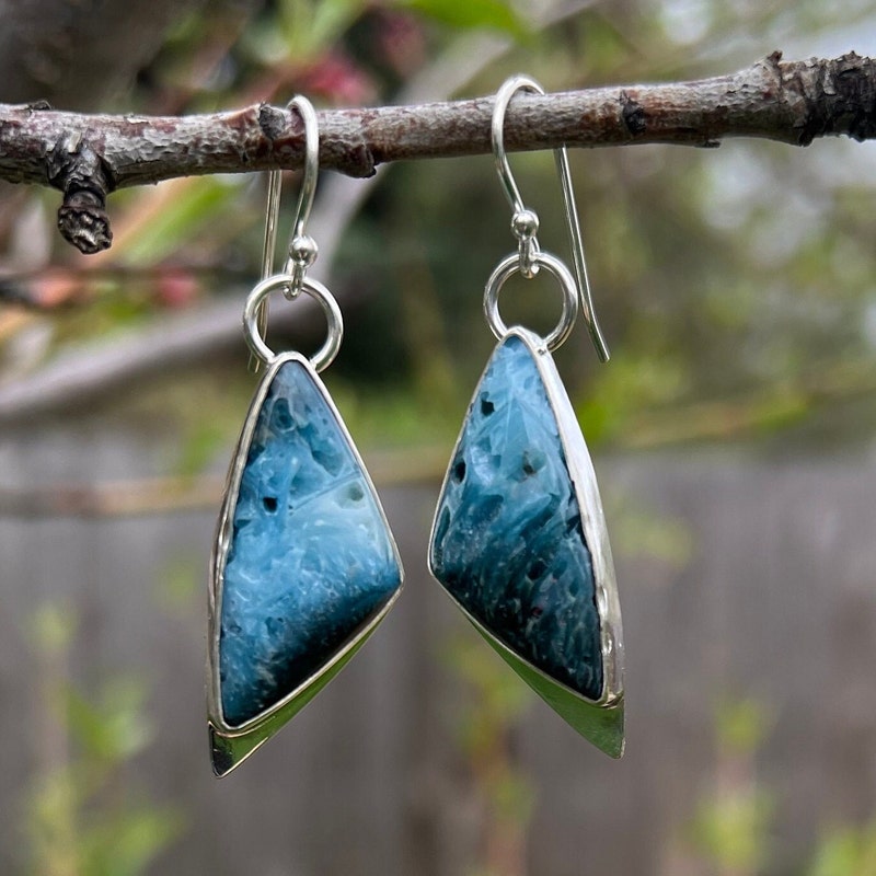 Ice Blue Earrings - Etsy